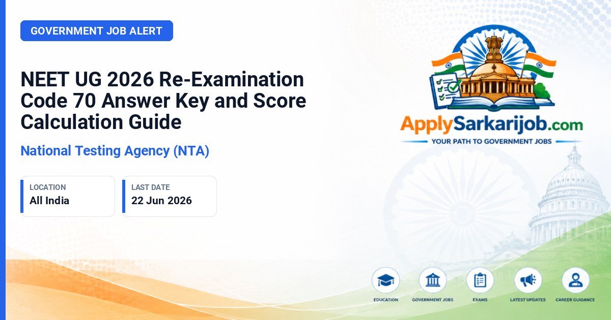 NEET UG 2026 Code 70 Unofficial Answer Key - Download PDF